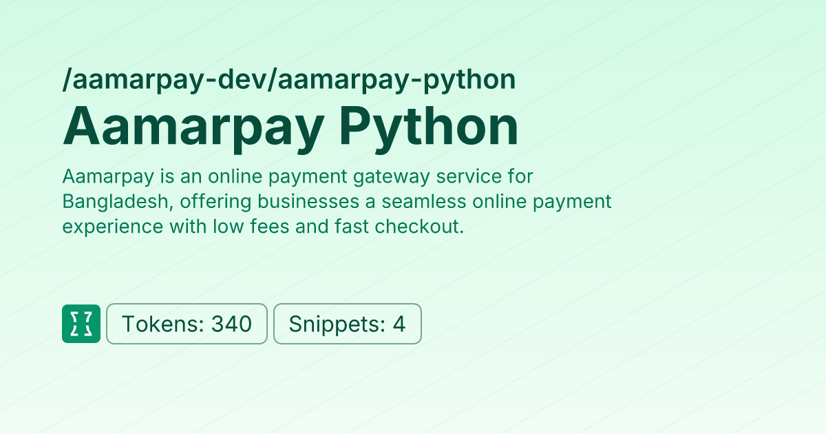 Aamarpay Python