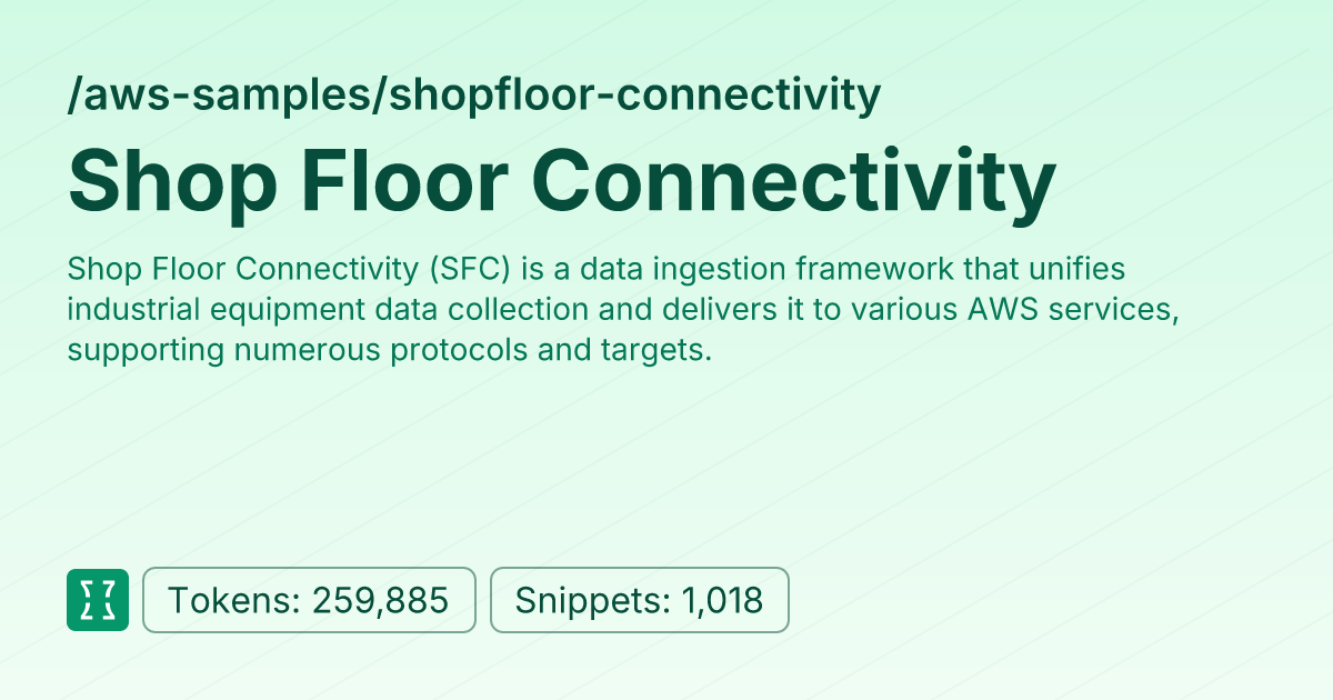 Shop Floor Connectivity