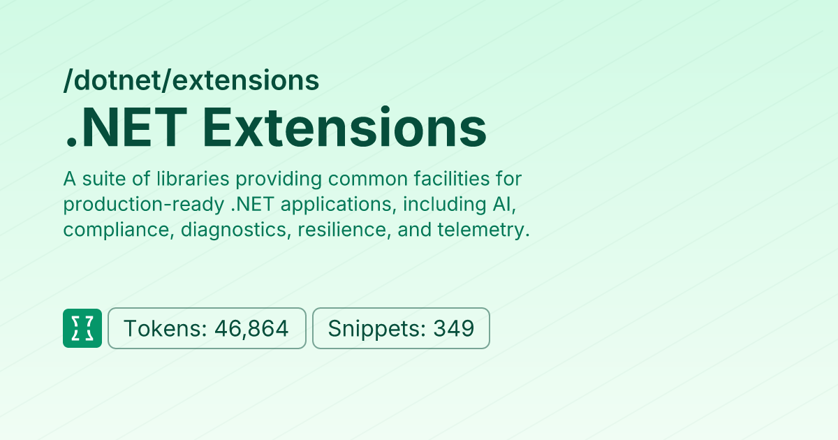 .NET Extensions