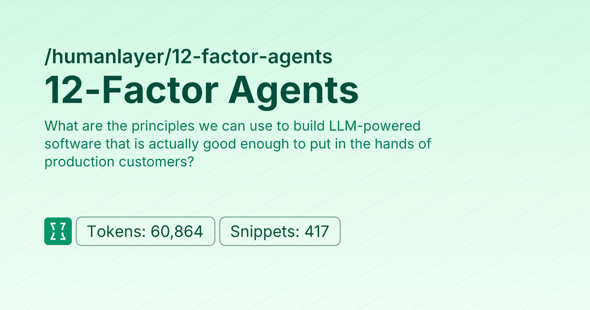 12-Factor Agents