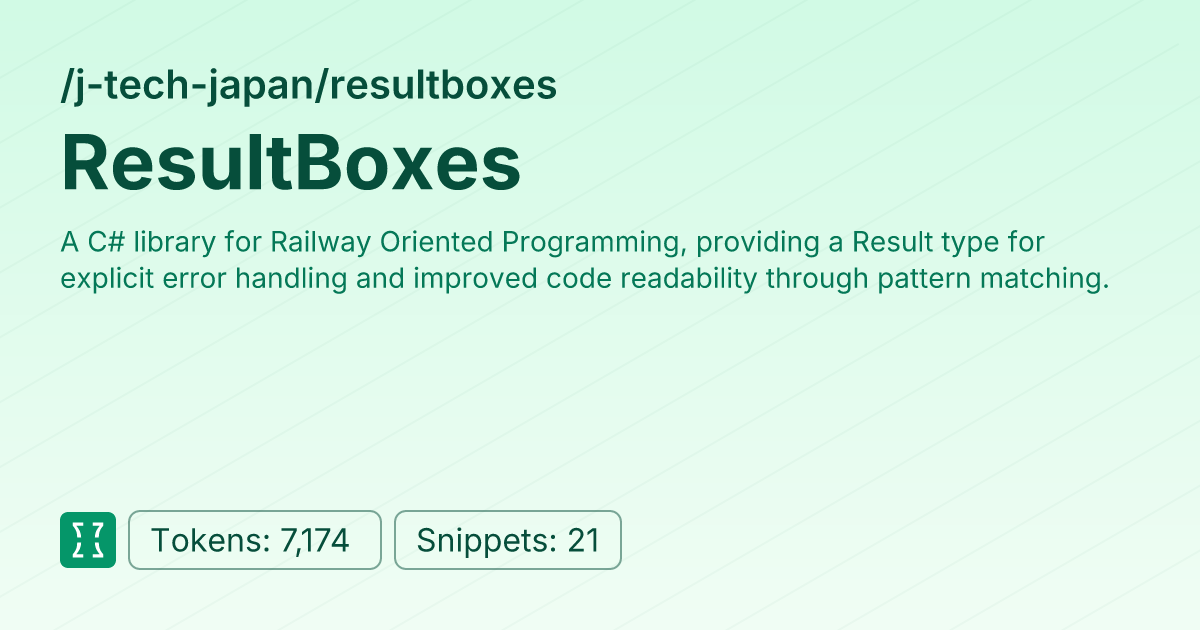 Resultboxes Latest Documentation Context7 Context7