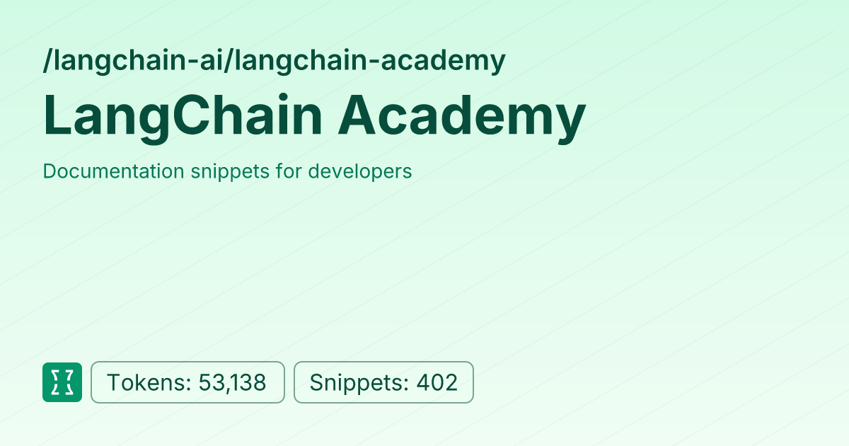 LangChain Academy (langchain-ai/langchain-academy) | Context7