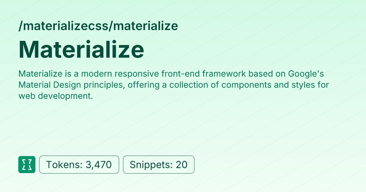 Materialize