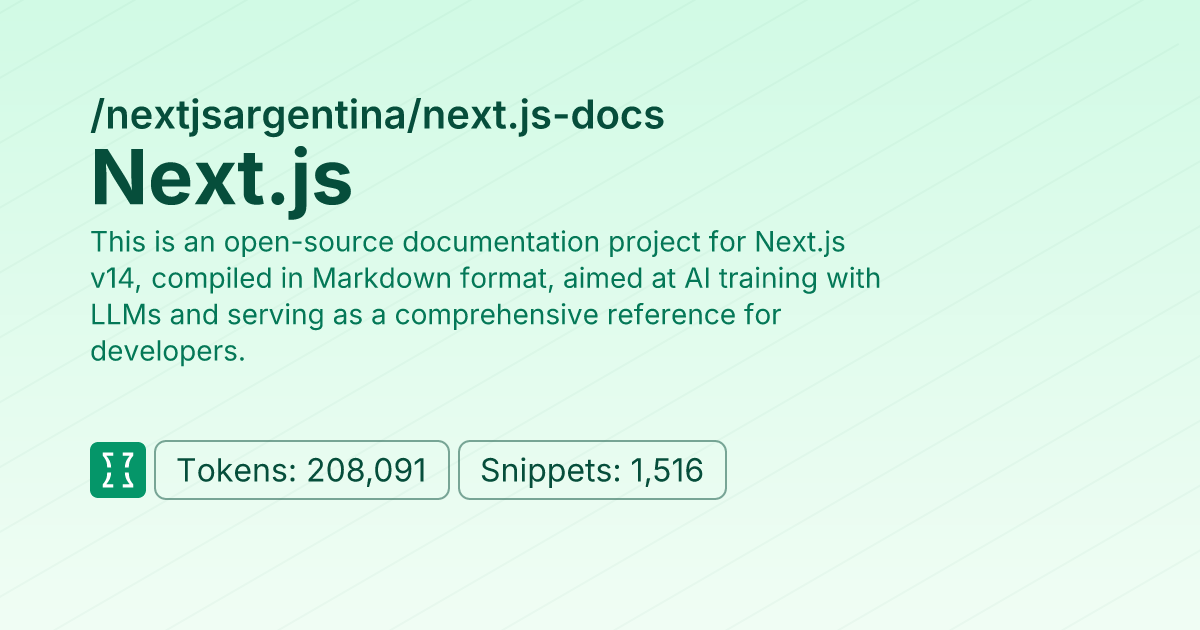 Context7 - Up-to-date documentation for LLMs and AI code editors
