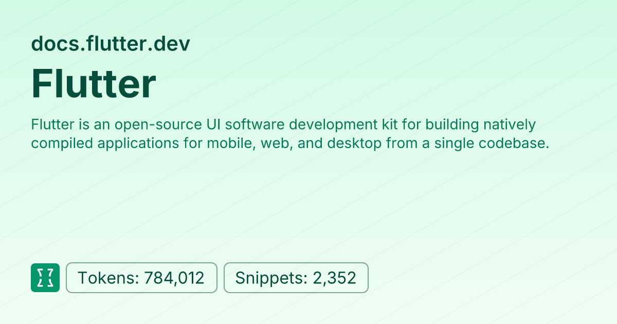 Flutter (websites/docs_flutter_dev) | Context7
