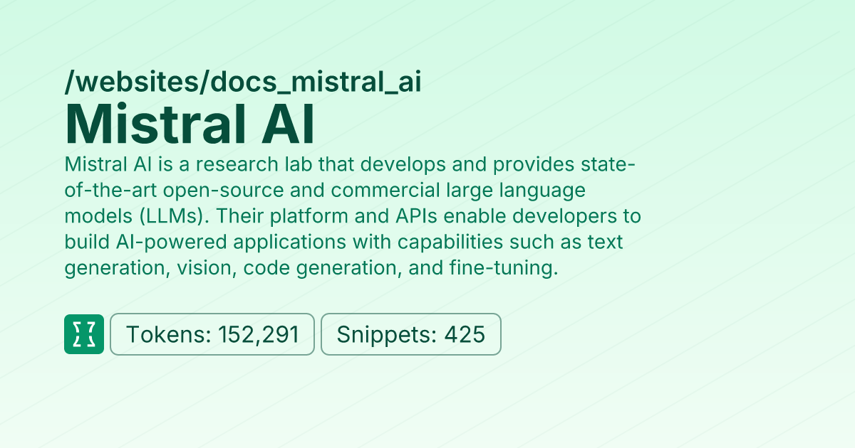 Mistral AI